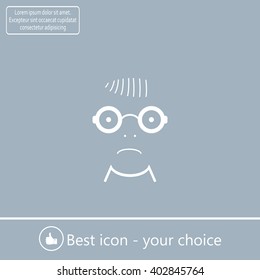 Sad Face Sign Icon Stock Vector (Royalty Free) 369331169