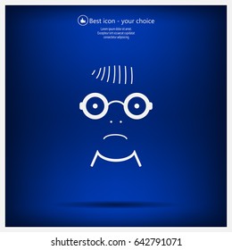 Sad Face Sign Icon Stock Vector (Royalty Free) 642791071 | Shutterstock