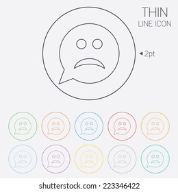 Sad Face Tear Sign Icon Crying 스톡 벡터(로열티 프리) 223346461 | Shutterstock