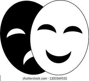 Sad Face That Hidden Behind Face 스톡 벡터(로열티 프리) 1203369532 | Shutterstock
