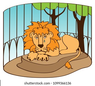 3,993 Lion in cage Images, Stock Photos & Vectors | Shutterstock