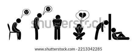 Sad Stick Figure | Free download on ClipArtMag