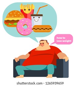 5,431 Fat Man Thinking Images, Stock Photos & Vectors | Shutterstock