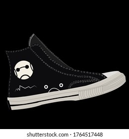 Sad Shoe Design Character Vector Stock Vector (Royalty Free) 1764517448 ...