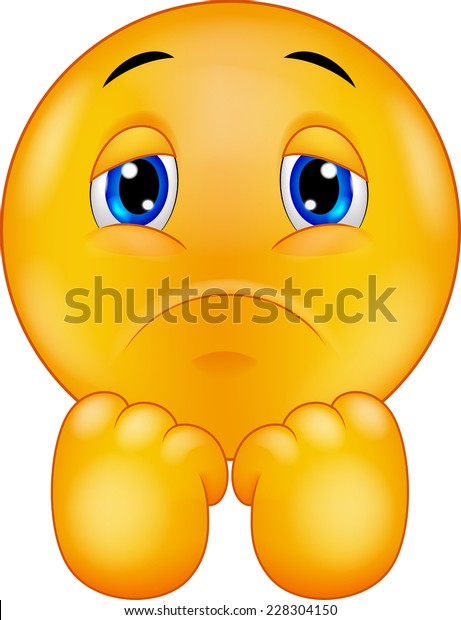 Stock vektor „Sad Smiley Emoticon“ (bez autorských poplatků) 228304150 ...