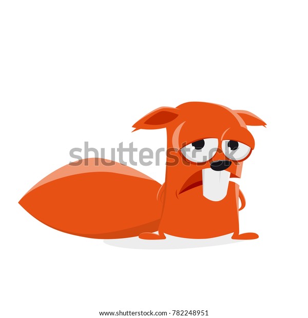 Sad Squirrel Clipart 库存矢量图（免版税）782248951 | Shutterstock