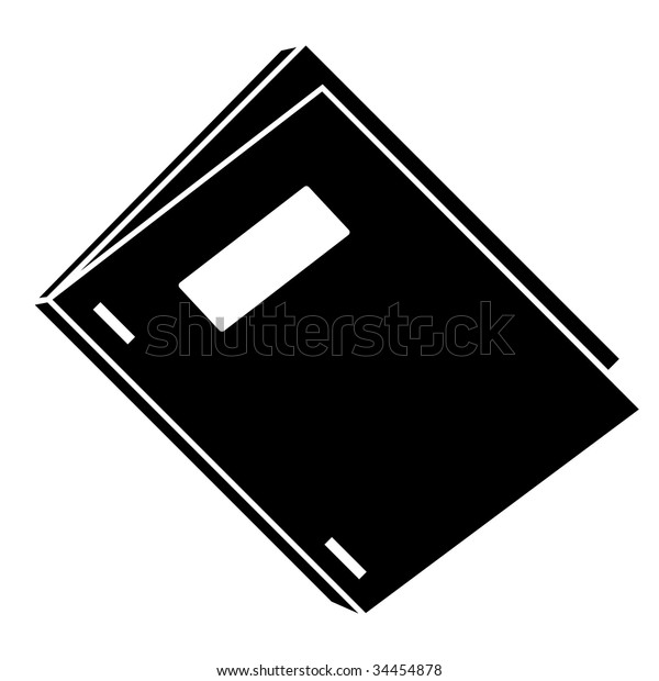Saddle Stitch Staple Book Binding Icon Stock Vector (Royalty Free ...