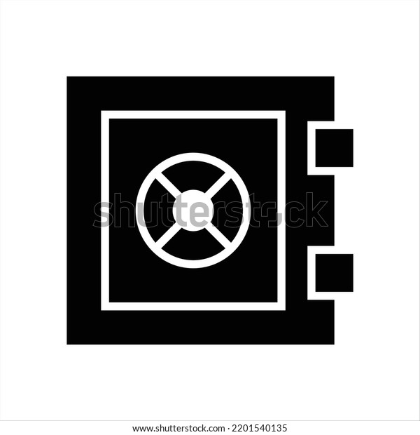 Safe Bank Account Vector Icon Symbol Stock Vector (Royalty Free ...