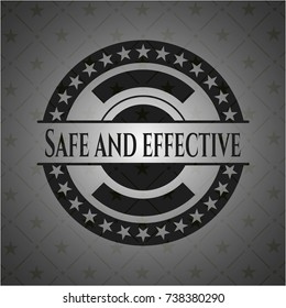 Safe Effective Black Emblem Stock Vector (Royalty Free) 738380290 ...