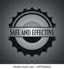 Safe Effective Realistic Dark Emblem Vector Stock Vector (Royalty Free ...