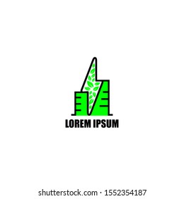 Safe Energy Building Logo Design Stock Vector (Royalty Free) 1552354187 ...