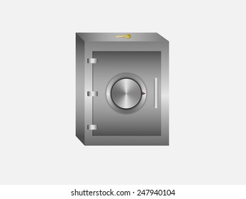 Safe Isolated On White Background 3d: ภาพประกอบสต็อก 309605054 ...