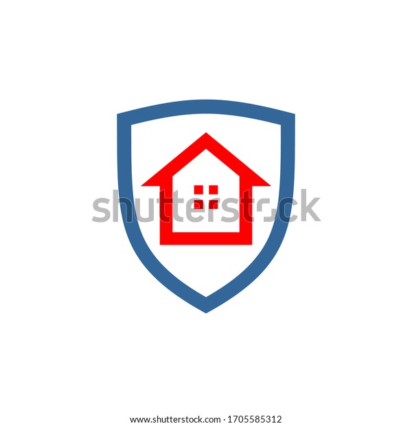 Safe Home Logo Design Stock Vector (Royalty Free) 1705585312 | Shutterstock