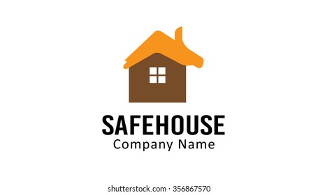 Safe House Design Illustration Stock Vector (Royalty Free) 356867570