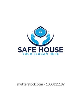 Safe House Vector Logo Design Your Stock Vector (Royalty Free ...