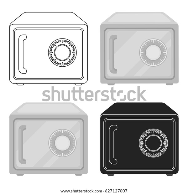 Safe Icon Cartoon Style Isolated On Stock Vector (Royalty Free ...
