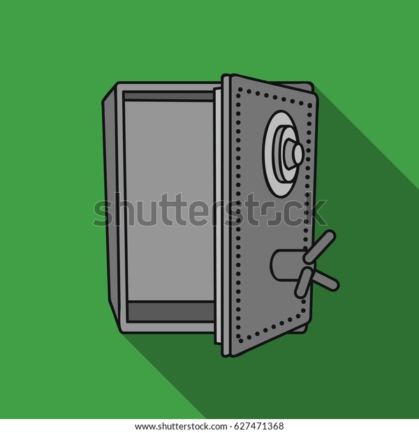 Safe Icon Flat Style Isolated On Stock Vector (Royalty Free) 627471368 ...