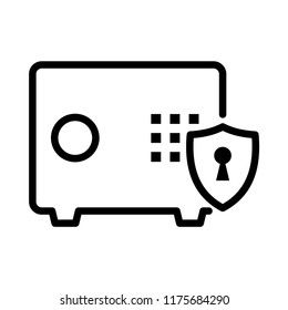 Safe Icon Templates Stock Vector (Royalty Free) 1175684290 | Shutterstock
