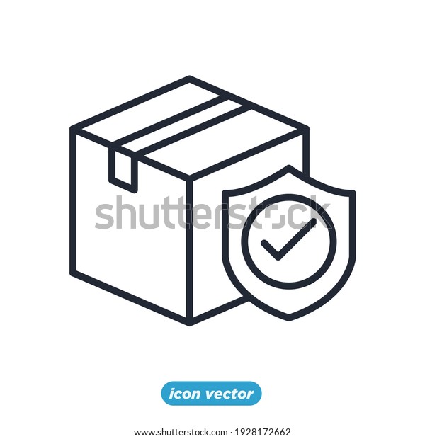 Safe Packaging Icon Delivery Shipping Symbol Stock Vector (Royalty Free ...