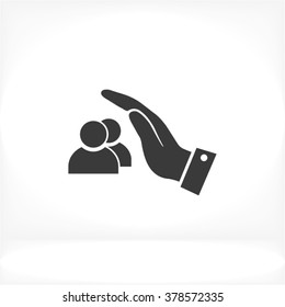 Safe People Icon Stock Vector (Royalty Free) 378572335 | Shutterstock