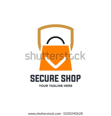 Safe Shop Logo Designs Secure Store Stock Vector (Royalty Free ...