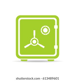Safe Vector Pictogram On White Background Stock Vector (Royalty Free ...