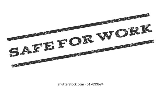 Safe Work Watermark Stamp Text Caption: เวกเตอร์สต็อก (ปลอดค่าลิขสิทธิ์ ...