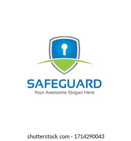 Safeguard Shield Logo Design Stock Vector (Royalty Free) 1714290043 ...