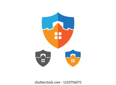 Safety Building Architecture Logo Stock Vector (Royalty Free ...