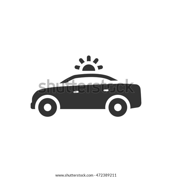 Safety Car Icon Single Color Race Stock Vector (Royalty Free) 472389211 ...