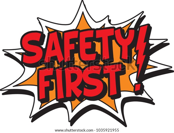 Safety Comic Burst: vector de stock (libre de regalías) 1035921955 ...