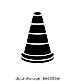 Safety Cone Icon Design Vector Template Stock Vector (Royalty Free ...
