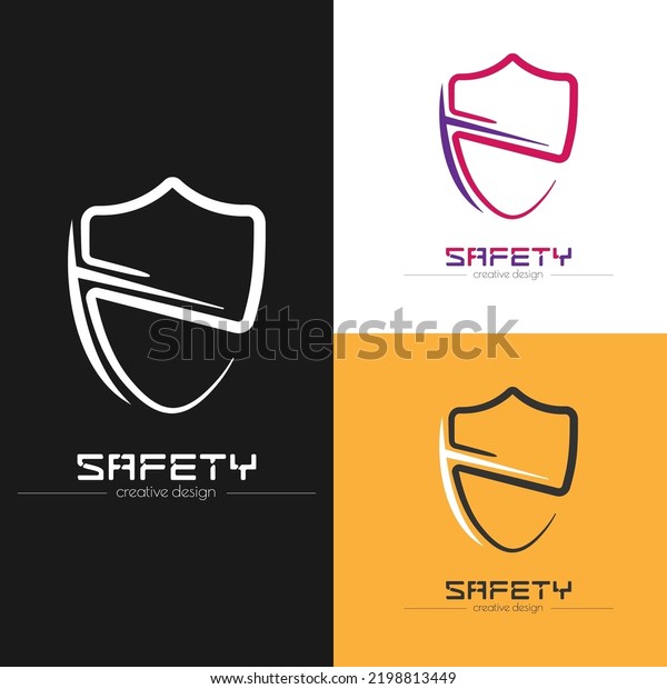 Safety Design Element Logo Brand Sticker Stock Vector (Royalty Free ...
