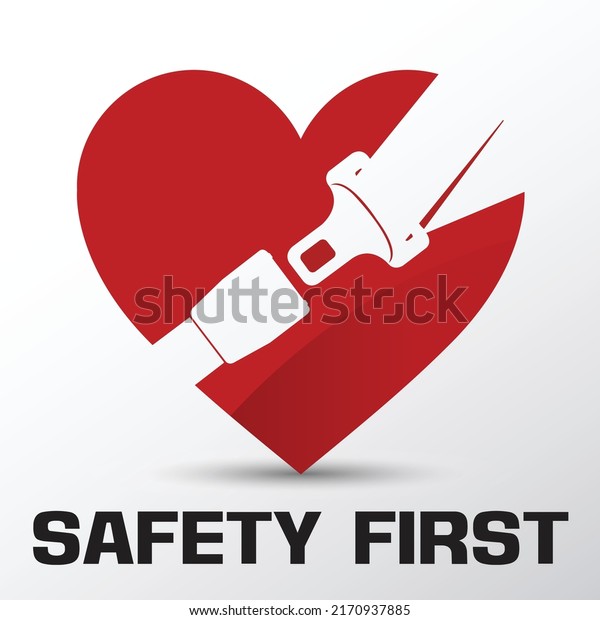 Safety First Icon Vector Illustration Stock Vector (Royalty Free ...
