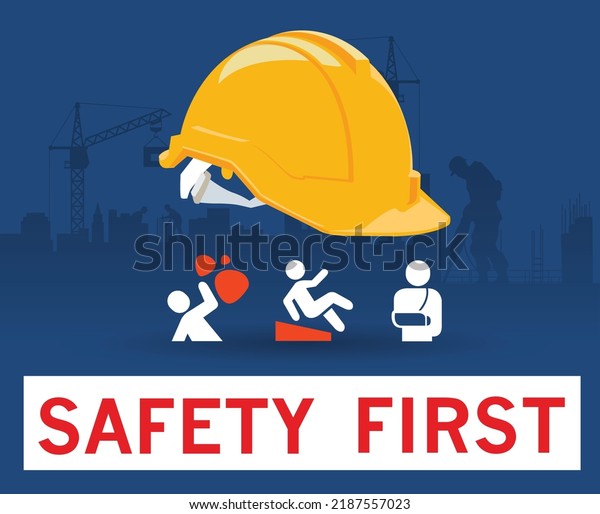 Safety First Icon Vector Illustration Stock Vector (Royalty Free ...