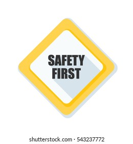 Safety First Illustration Stock Vector (Royalty Free) 543237772