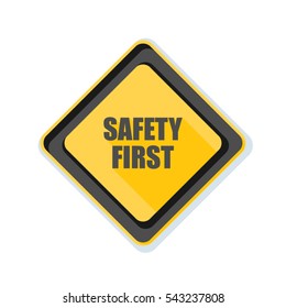 Safety First Illustration Stock Vector (Royalty Free) 543237772