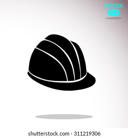 Hard Hat Symbol Sign Button Stock Vector (Royalty Free) 76966144 ...