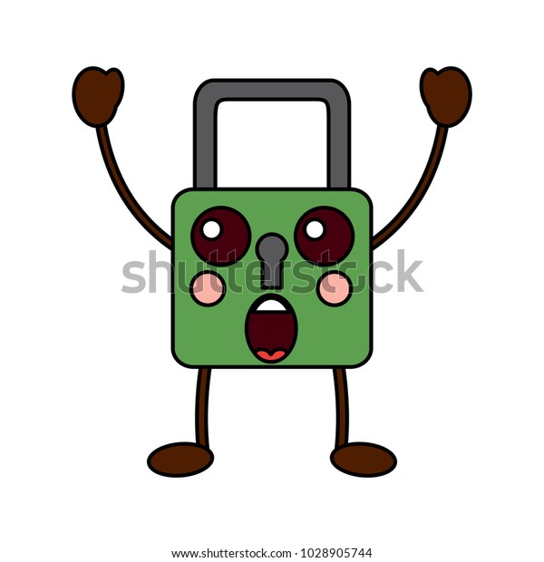 Safety Lock Emoji Icon Image Stock Vector (Royalty Free) 1028905744 ...