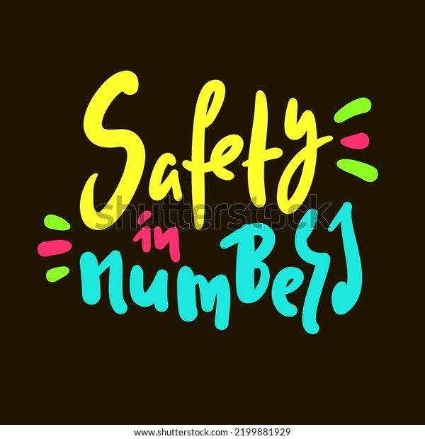 Safety Numbers Funny Inspire Motivational Quote Stock Vector (Royalty ... Safety Numbers Funny Inspire Motivational Quote Stock Vector (Royalty ...
