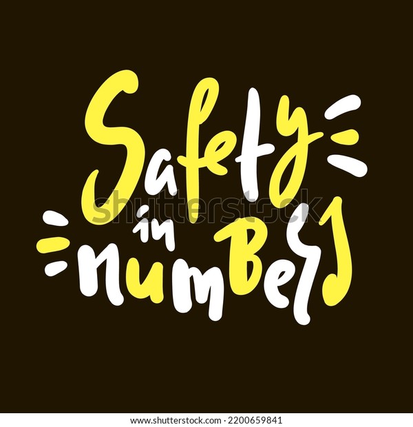 Safety Numbers Funny Inspire Motivational Quote Stock Vector (Royalty ... Safety Numbers Funny Inspire Motivational Quote Stock Vector (Royalty ...