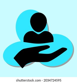 Safety Person Icon Vector Isolated Icon Stock Vector (Royalty Free ...