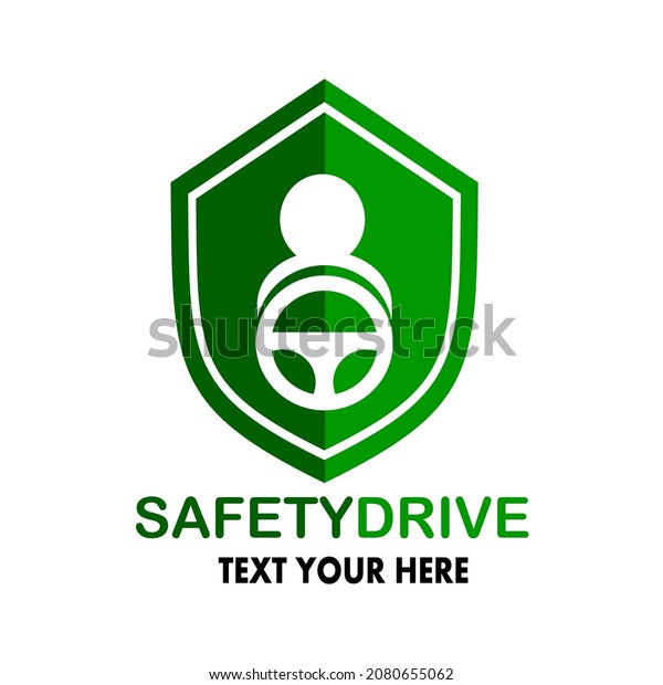 Safetydrive Vector Logo Template Illustrationthis Logo: เวกเตอร์สต็อก ...
