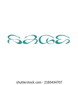 Sage Writing Vector Concept Stock Vector (Royalty Free) 2183434707 ...