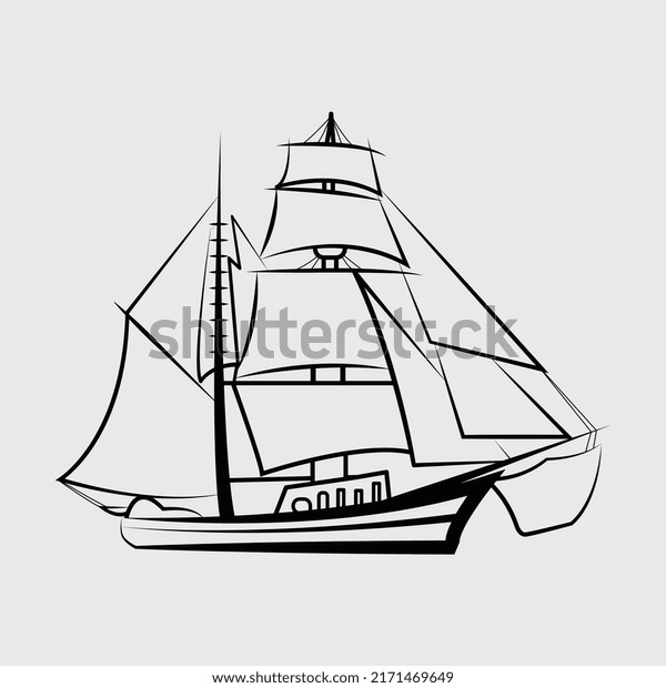 Sailboat Outline Svg Bundle Cut File: เวกเตอร์สต็อก (ปลอดค่าลิขสิทธิ์ ...