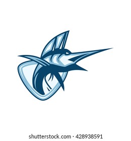 Sailfish Sport Logo Template Stock Vector (Royalty Free) 428938591 ...