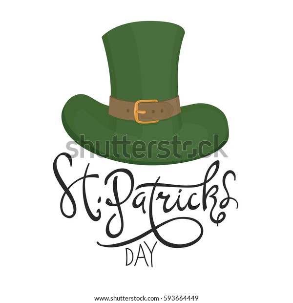 Saint Patricks Hat Symbol Celebration Design Stock Vector (Royalty Free ...