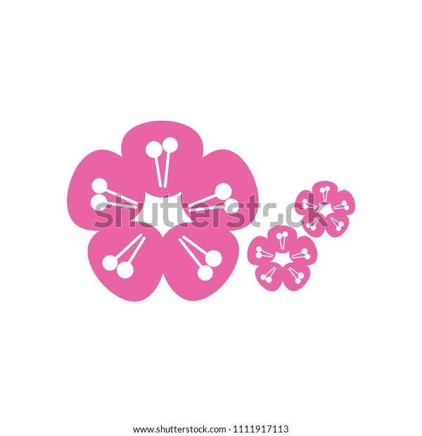 Sakura Tree Icon Vector Stock Vector (Royalty Free) 1111917113 ...