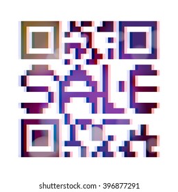Sale Qr Code Vector Illustration Stock Vector (Royalty Free) 396448651 ...