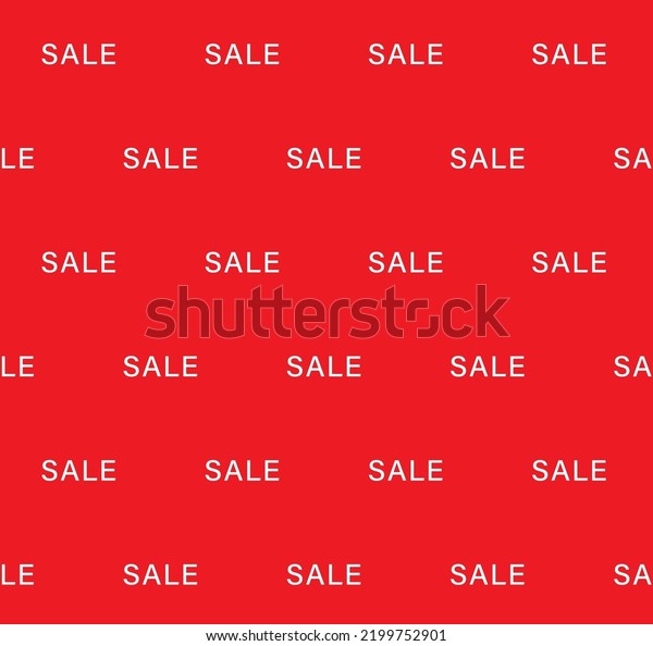 Sale Word Red Background Vector Illustration Stock Vector (Royalty Free ...